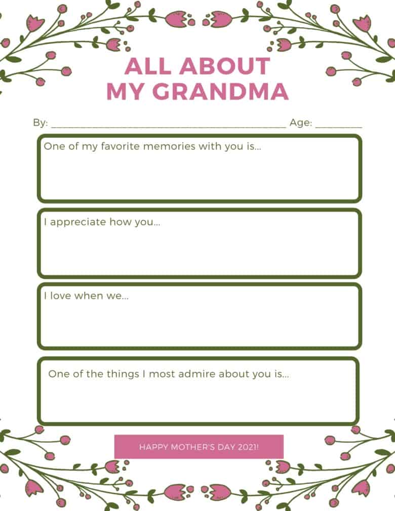 Mother's Day craft for kids 3 to 18 - Families With Grace