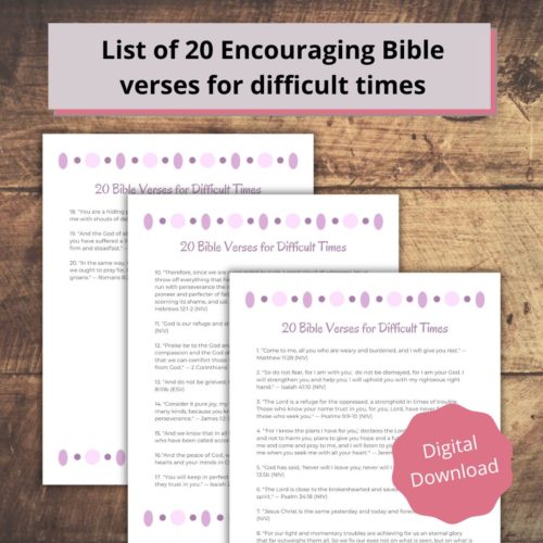 20 Inspirational quotes from the Bible for difficult times - Families ...