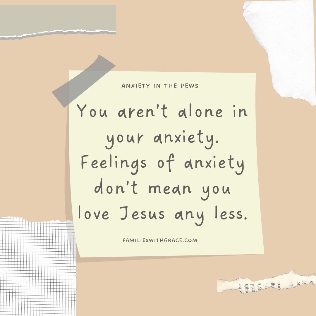 How to deal with anxiety as a Christian - Families With Grace