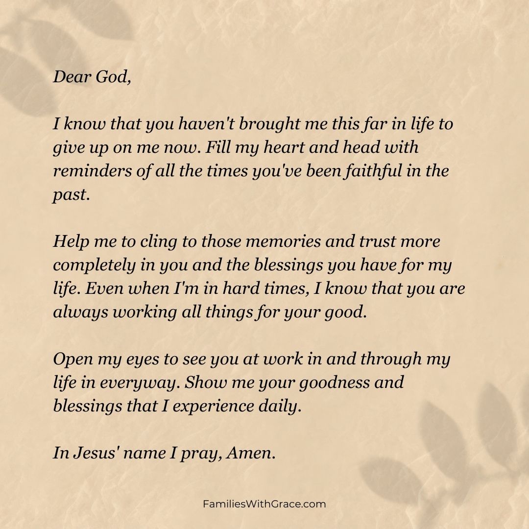 5 Prayers for patience in a season of waiting - Families With Grace