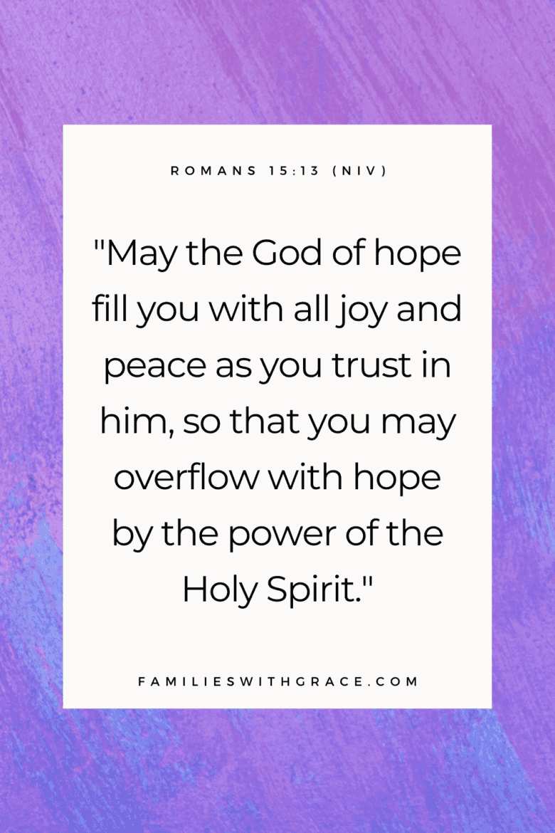 Bible verses about faith and trust - Families With Grace