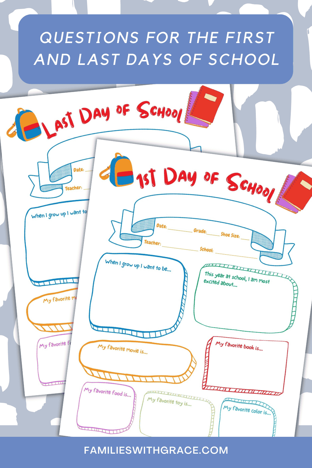 First day of school traditions to start this year - Families With Grace