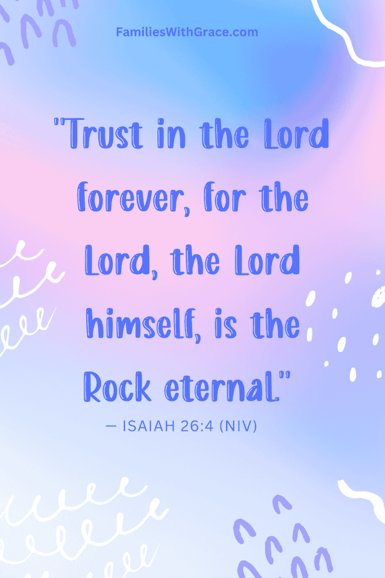Bible verses about trusting God - Families With Grace