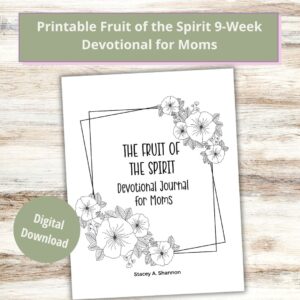 Fruit of the Spirit worksheets for adults and teens - Families With Grace