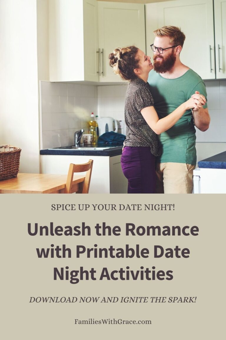Printable date night games and activities for couples - Families With Grace