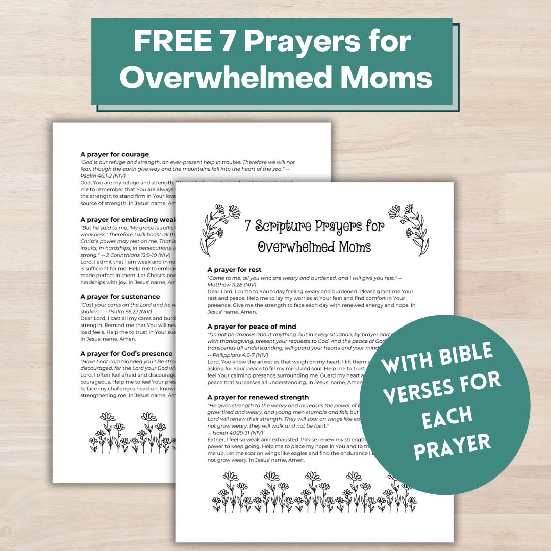 7 Prayers for overwhelmed moms needing peace and strength - Families ...
