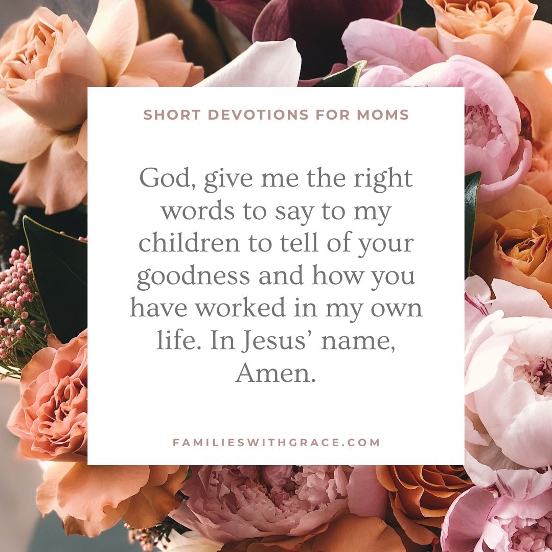 Faith for Christian Moms -- Families with Grace