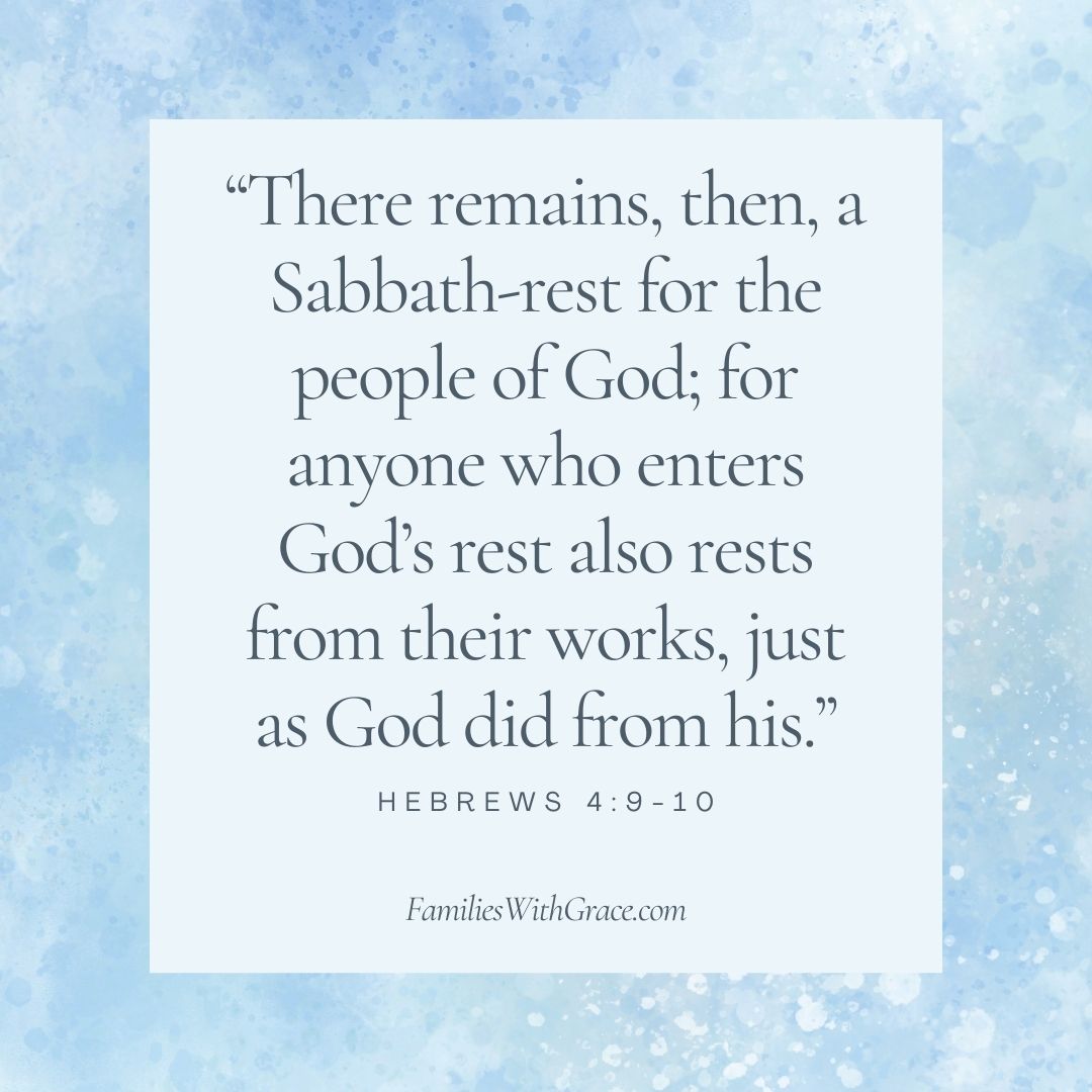 Stop the hustle: Discovering God’s plan for rest - Families With Grace