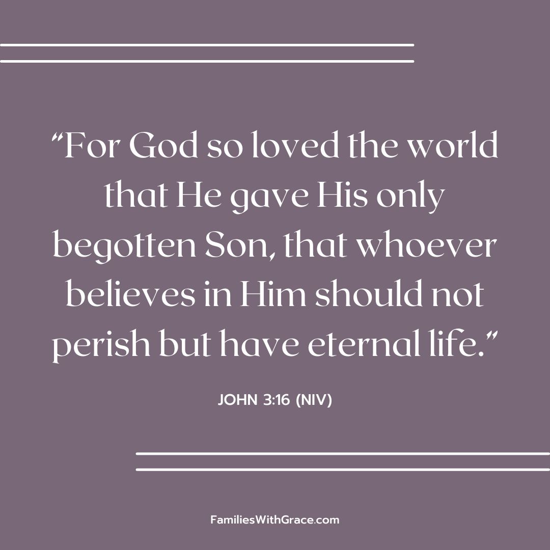 Stories of God's love in the Bible - Families With Grace