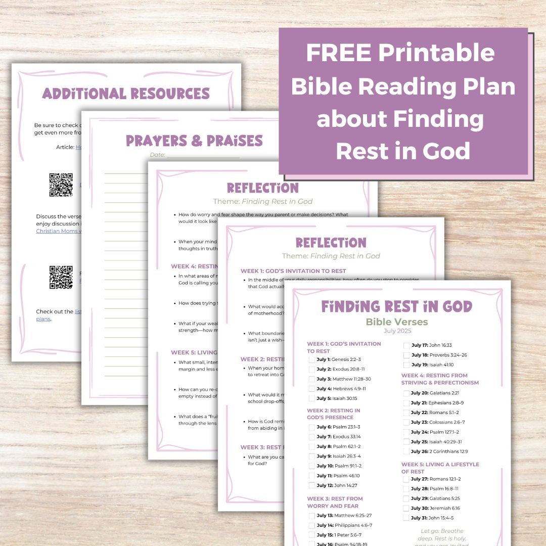 Bible verses about rest for busy moms: Finding peace in God's presence ...
