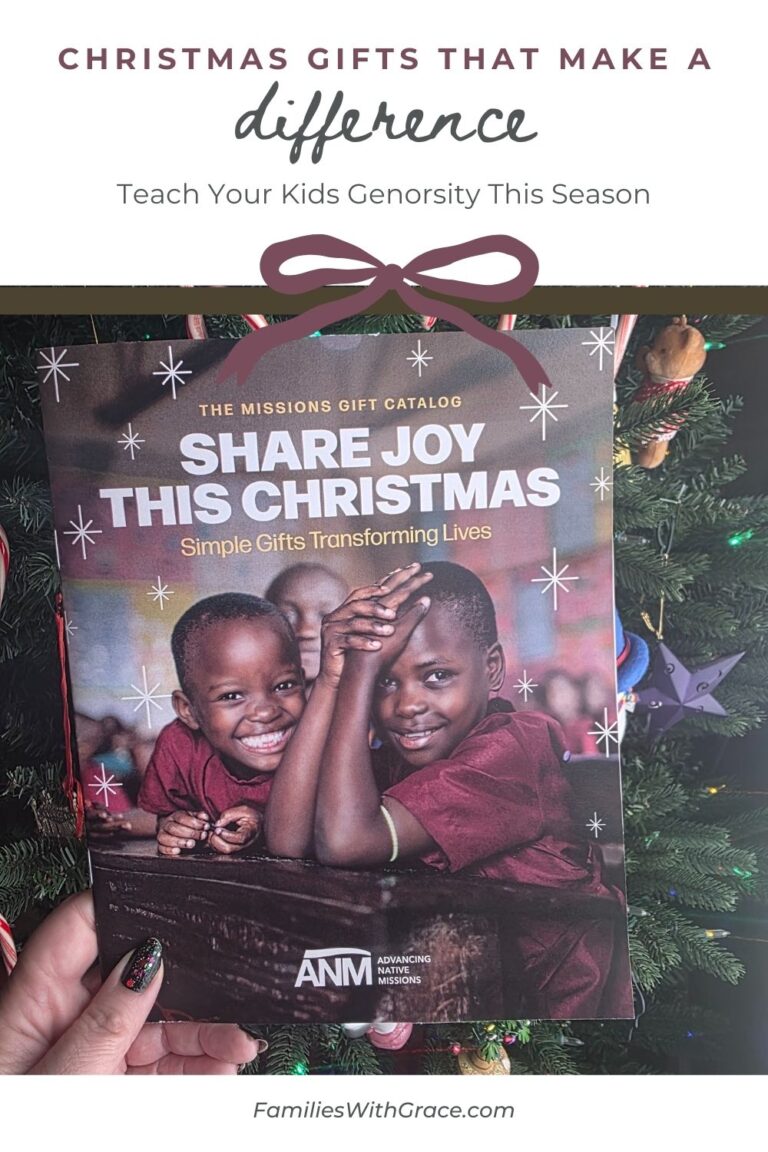 Faith-based Christmas donation gifts that give back - Families With Grace