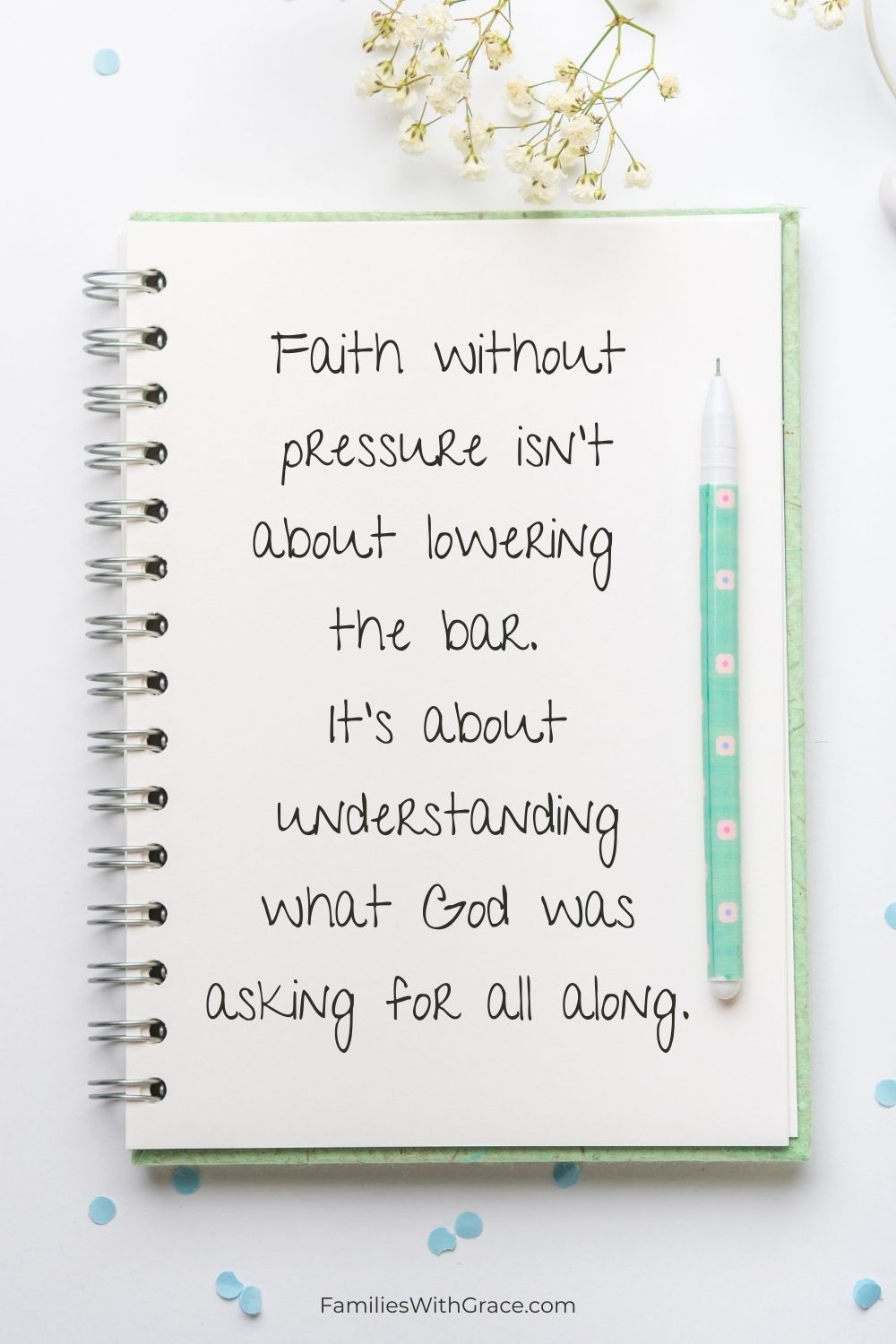 Faith without pressure: Why grace matters more than works - Families ...